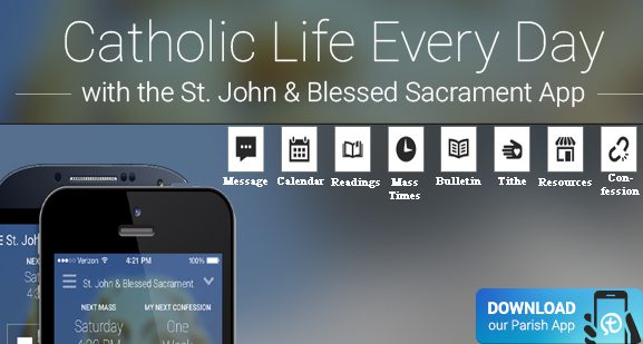 Parish News – The Catholic Community of St. John and Blessed Sacrament